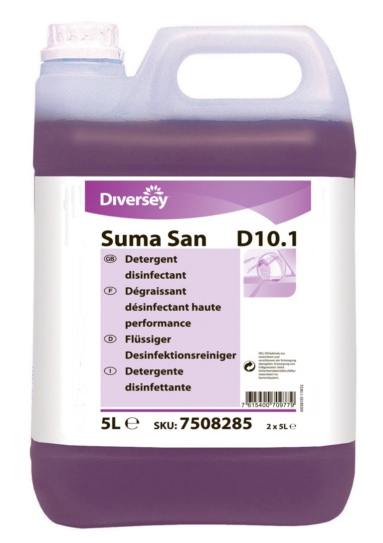 Suma SAN D10.1 détergent désinfectant bactéricide 2 x 5 L - Paris smart ...